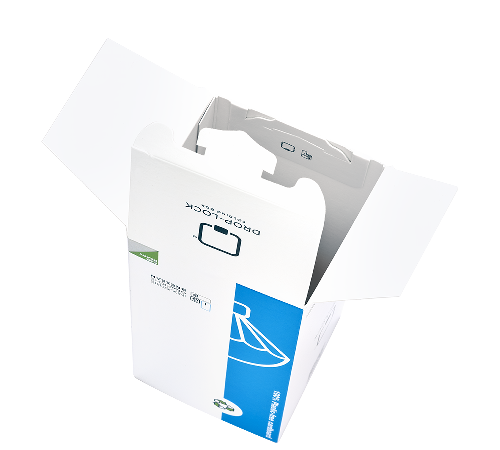Drop Lock Folding Box, Pharmaceutical Packaging - IGB